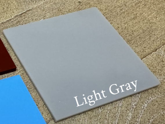 Standard Light Gray Matte/Glossy Cast Acrylic – RZ Acrylics