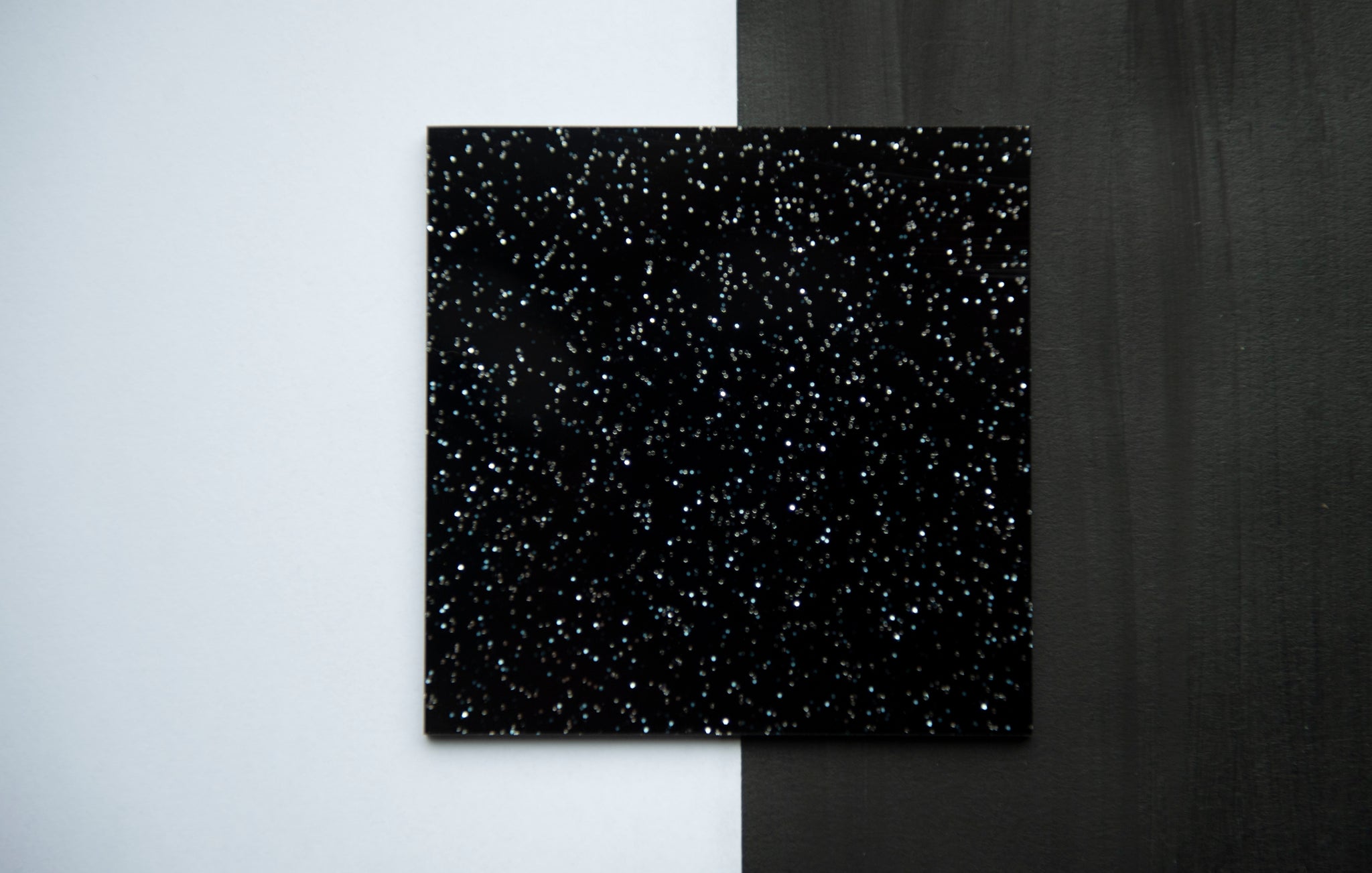 Glitter Black Cast Acrylic – RZ Acrylics